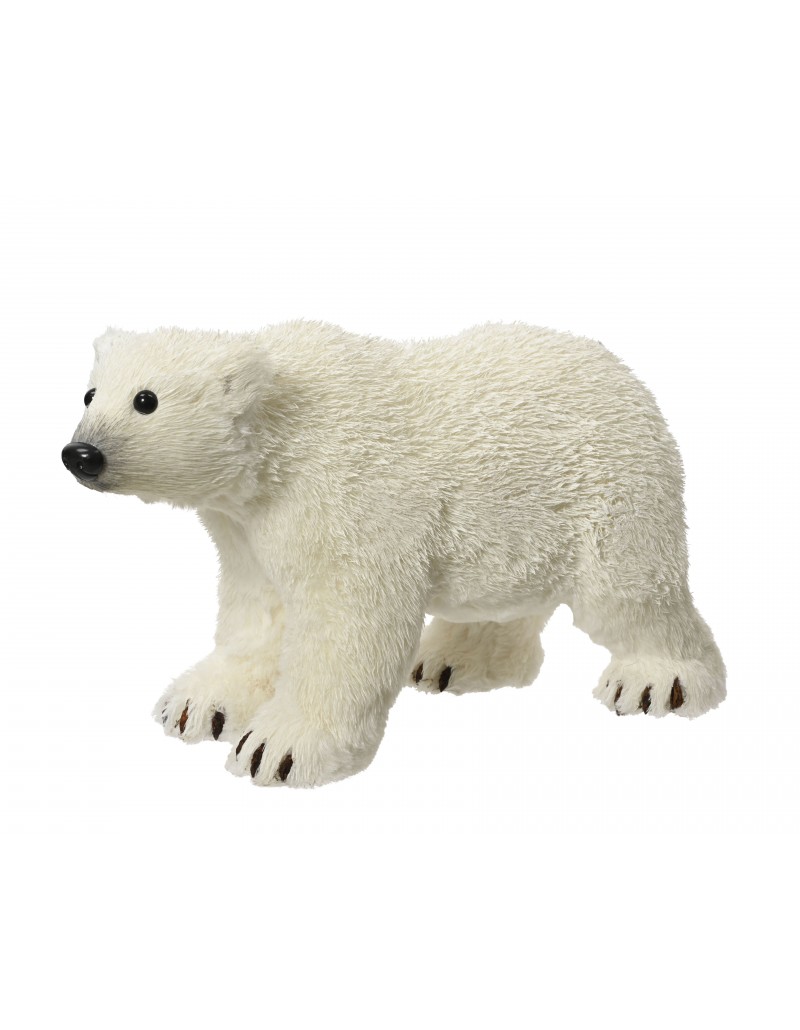 Decorațiune Urs Polar L.18cm x W.37cm x H.22cm | Atelierul Lui Mos ...